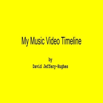 My Music Video Timeline | PPTX