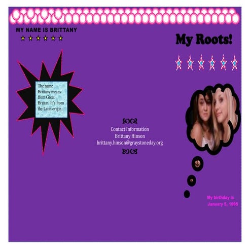 My Roots | PPT