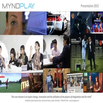 MyndPlay Company Presentation 2015 | PPTX