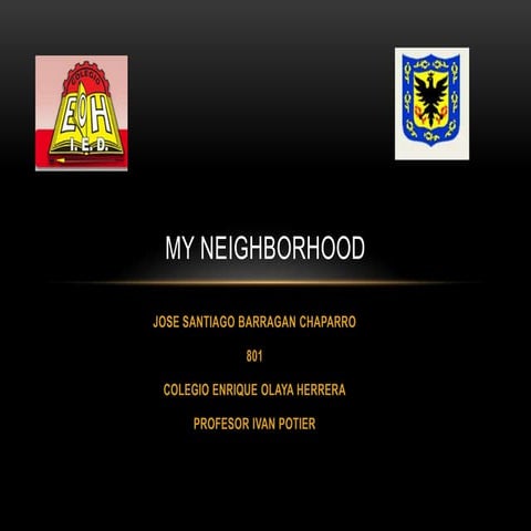 My neighborhood | PPTX