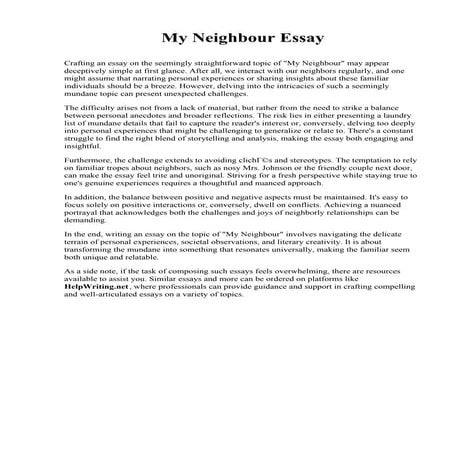 My Neighbour Essay.pdf