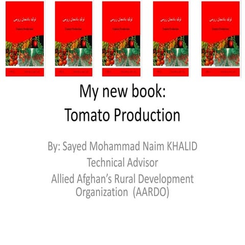 Tomato production | PPTX