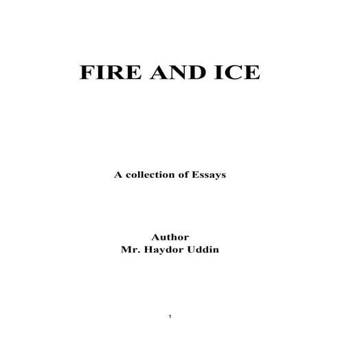 FIRE AND ICE | PDF