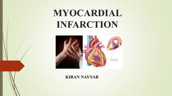 MYOCARDIAL INFARCTION-MANAGEMENT | PPT