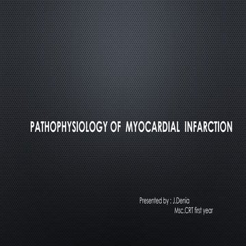 Myocardial Infarction.pptx physiology... | PPTX