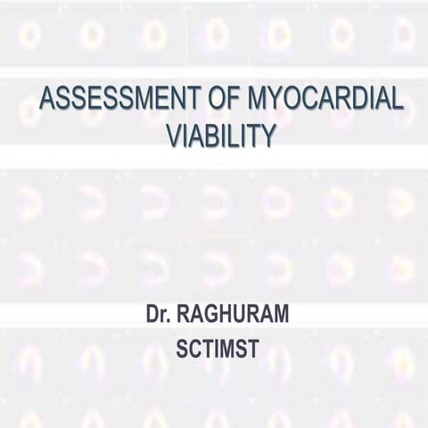 Myocardial viability | PPTX