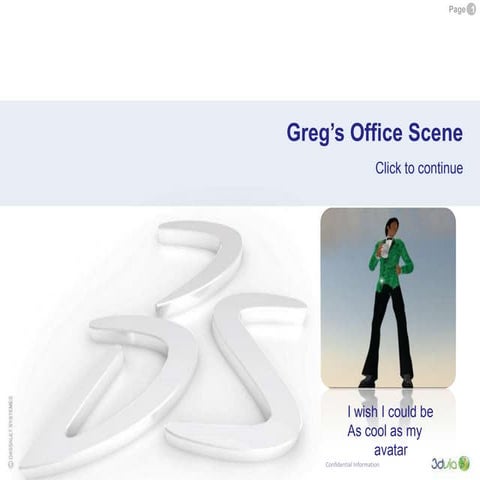 3DVIA Scenes Office Scene | PPTX