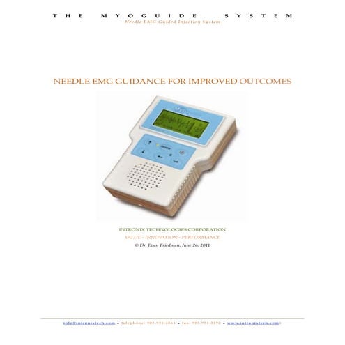 Myoguide guidance-white-paper-v17 | PDF