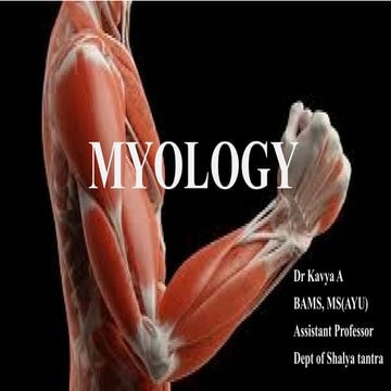 Myology description of muscles.pptx.com. | PPTX