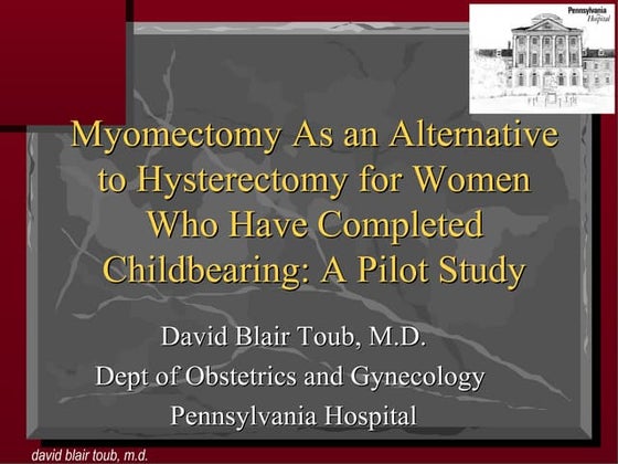 Total abdominal hysterectomy with bilateral salpingo-oophorectomy. | PPT