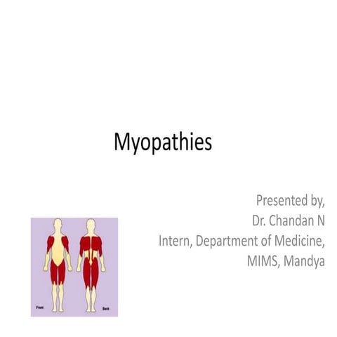 Myopathies | PPTX