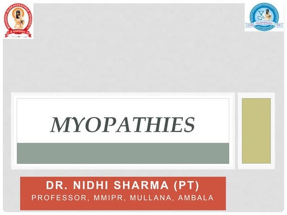 Proximal myopathy and causes | PPT