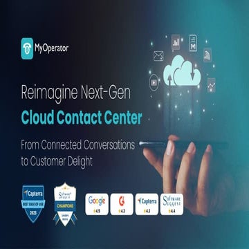 MyOperator Cloud Contact Center | From connected conversations to ...