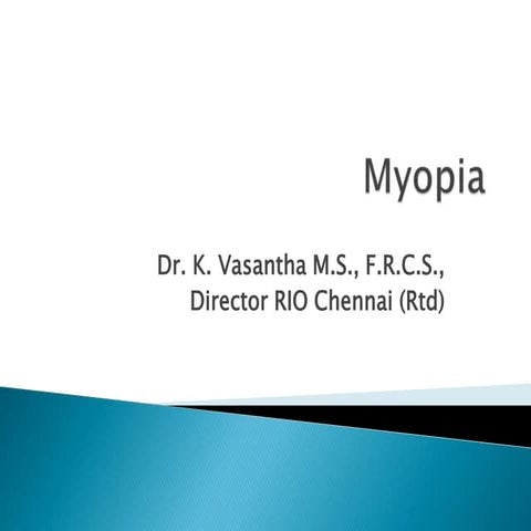 Myopia | PPT