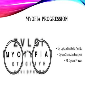 Myopia progression | PPTX