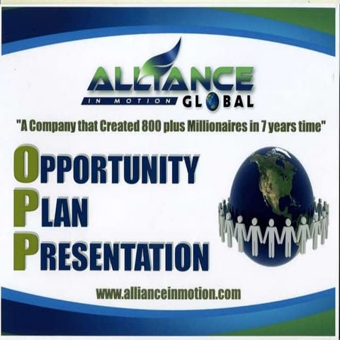 My Business Presentation - Alliance in Motion Global | PPTX