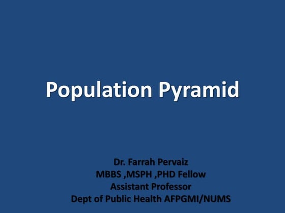 Socio Demographic Profile Sex Ratio And Population Pyramid Pptx