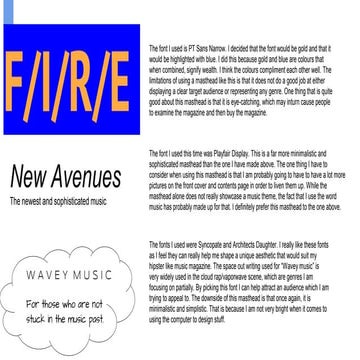 Masthead ideas | PPTX