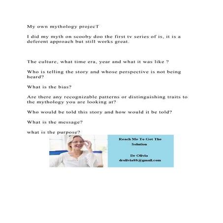 My own mythology projecTI did my myth on scooby doo the first tv .docx