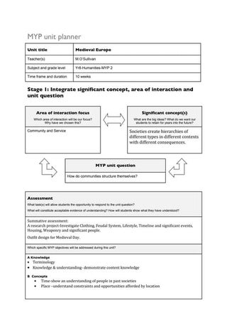 MYP Design Cycle Resource | PDF
