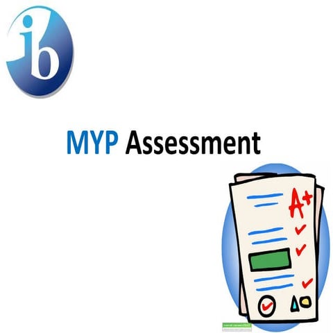 Myp assessment | POT