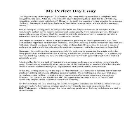 My Perfect Day Essay.pdf