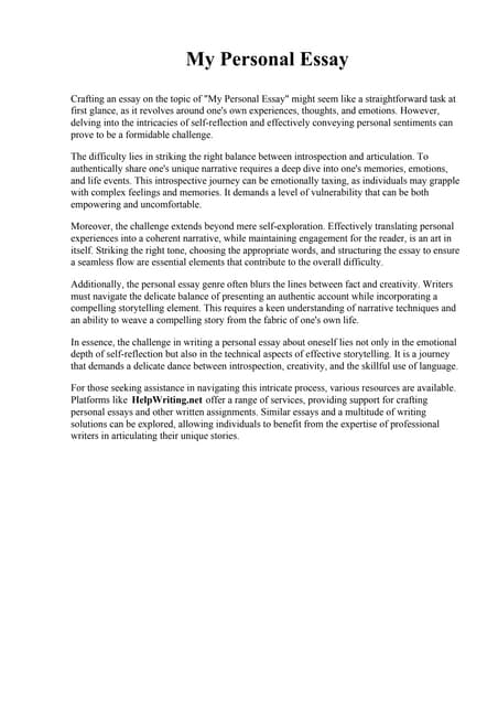 Personal Life Essay.pdf