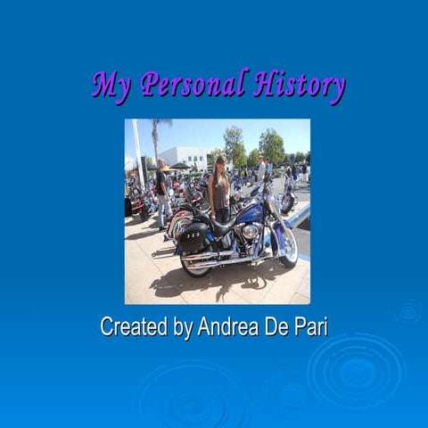 My personal history | PPT