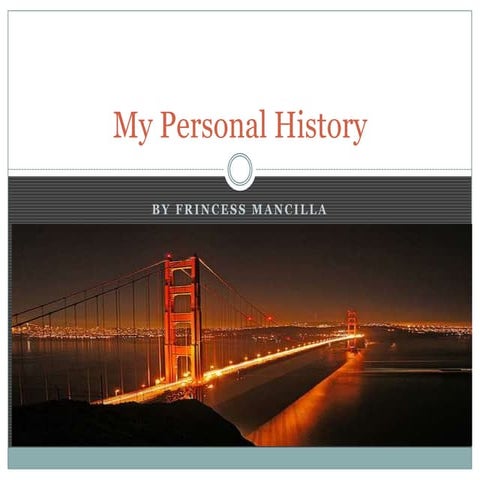 My personal history | PPTX
