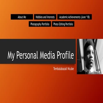 Personal Media Profile | PPT