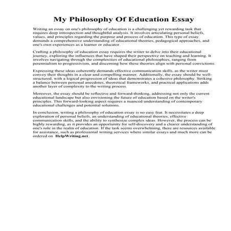 My Philosophy Of Education Essay.pdf