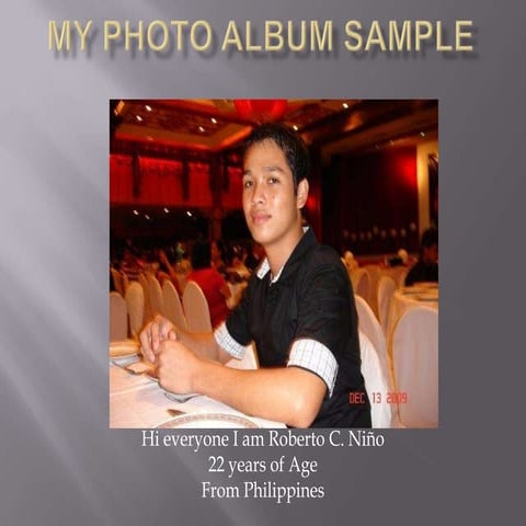 My Photo Album Sample | PPTX