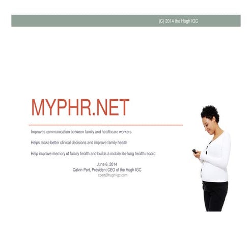 What is myPHR.net? | PPTX