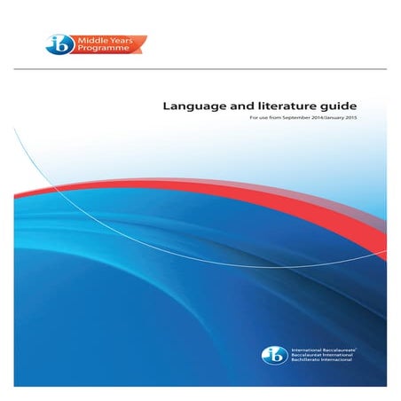 MYP Language and literature guide .pdf
