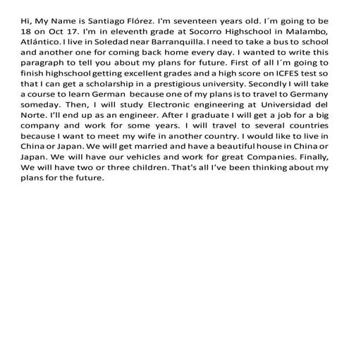 My plans for future. | DOCX