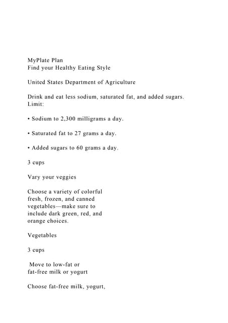 Nutrition and Weight Management | PDF