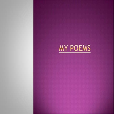 mother love poems | PPTX