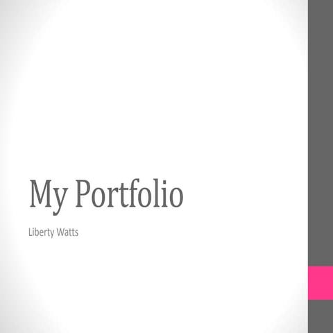 My portfolio | PPTX