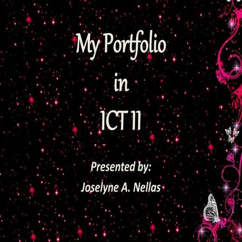 My portfolio in ICT II | PPT