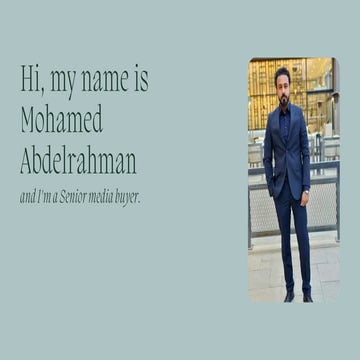 past work and results - my Portfolio- Mohamed | PPT