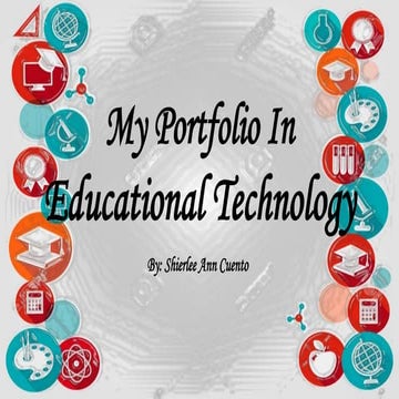 My portfolio in educational technology | PPT