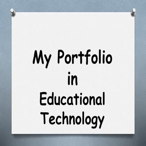 Jane portfolio in edtc22 | PPTX
