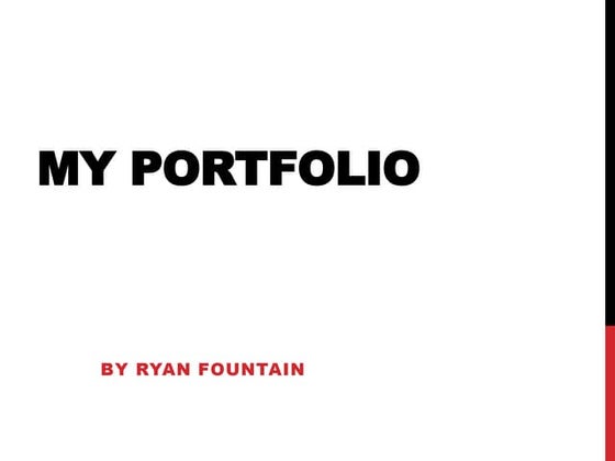 Glazgow portfolio | PPT