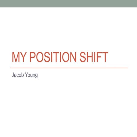 My position shift power point | PPT