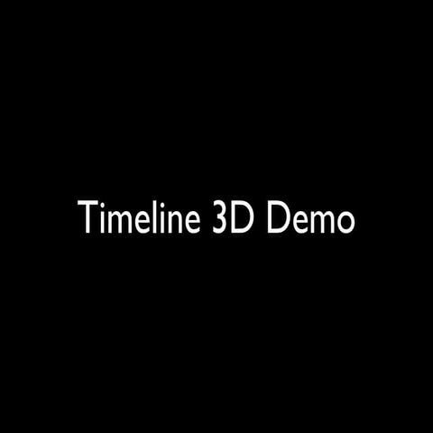 Timeline 3D Demo | KEY | 3-D Graphics | Computer Software and Applications