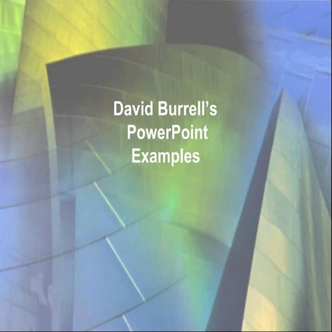 My PowerPoint examples | PPS