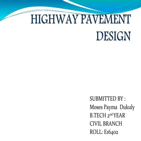Highway Pavement | PPT