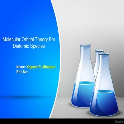 Molecular Orbital Theory (MOT) | PPTX