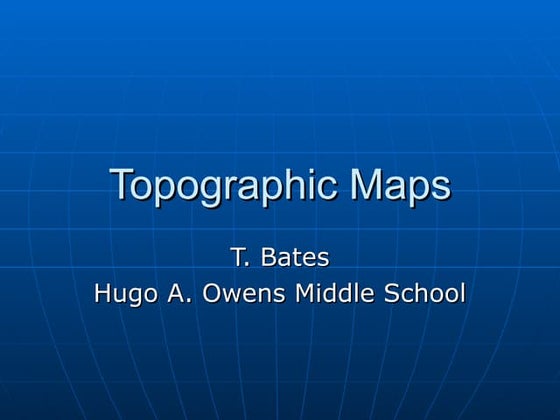 Topography powerpoint | PPT | Geography | Science