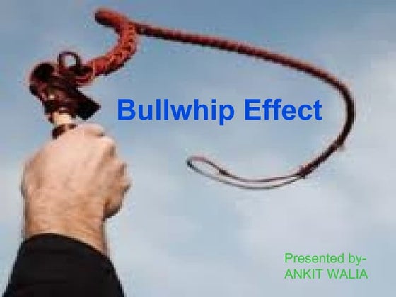 Bullwhip effect ppt | PPTX | Logistics | Business